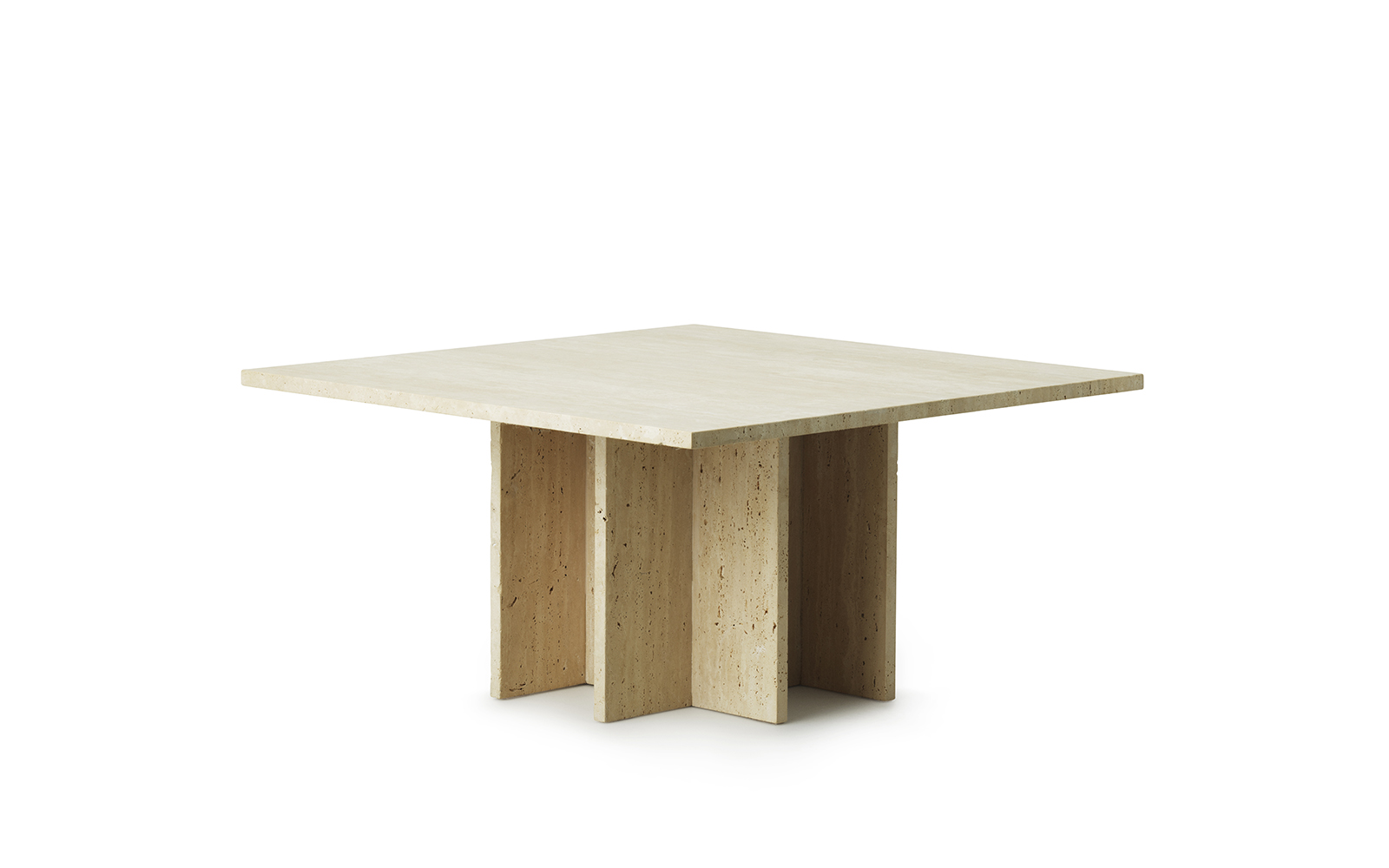 Edge Coffee Table Large Travertine | Normann Copenhagen