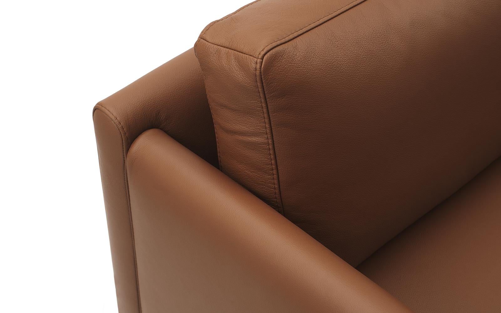 Rar Sofa 2 Seater Omaha Leather Cognac| Normann Copenhagen